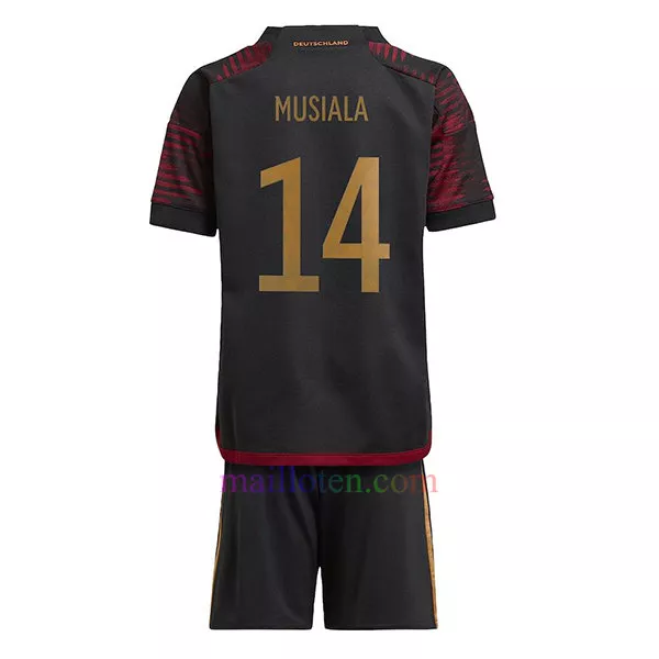 Buy #14 Jamal Musiala Germany Away Kit Kids 2022- Mailloten.com